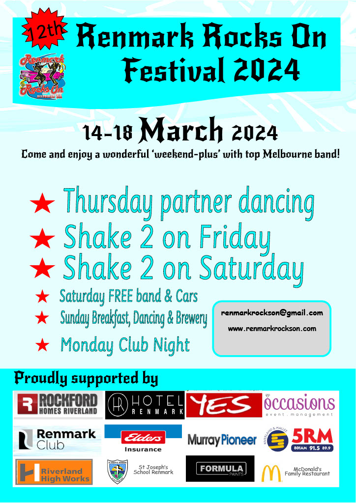 Renmark Rocks On Festival - 2025 - Magic 93.1