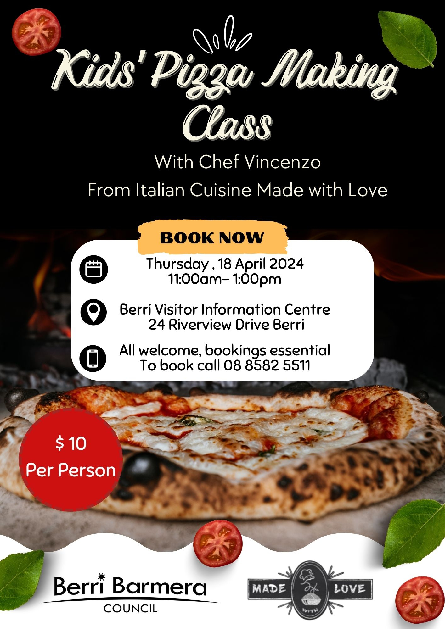 Kids Pizza Making Class with Chef Vinzenzo - Magic 93.1